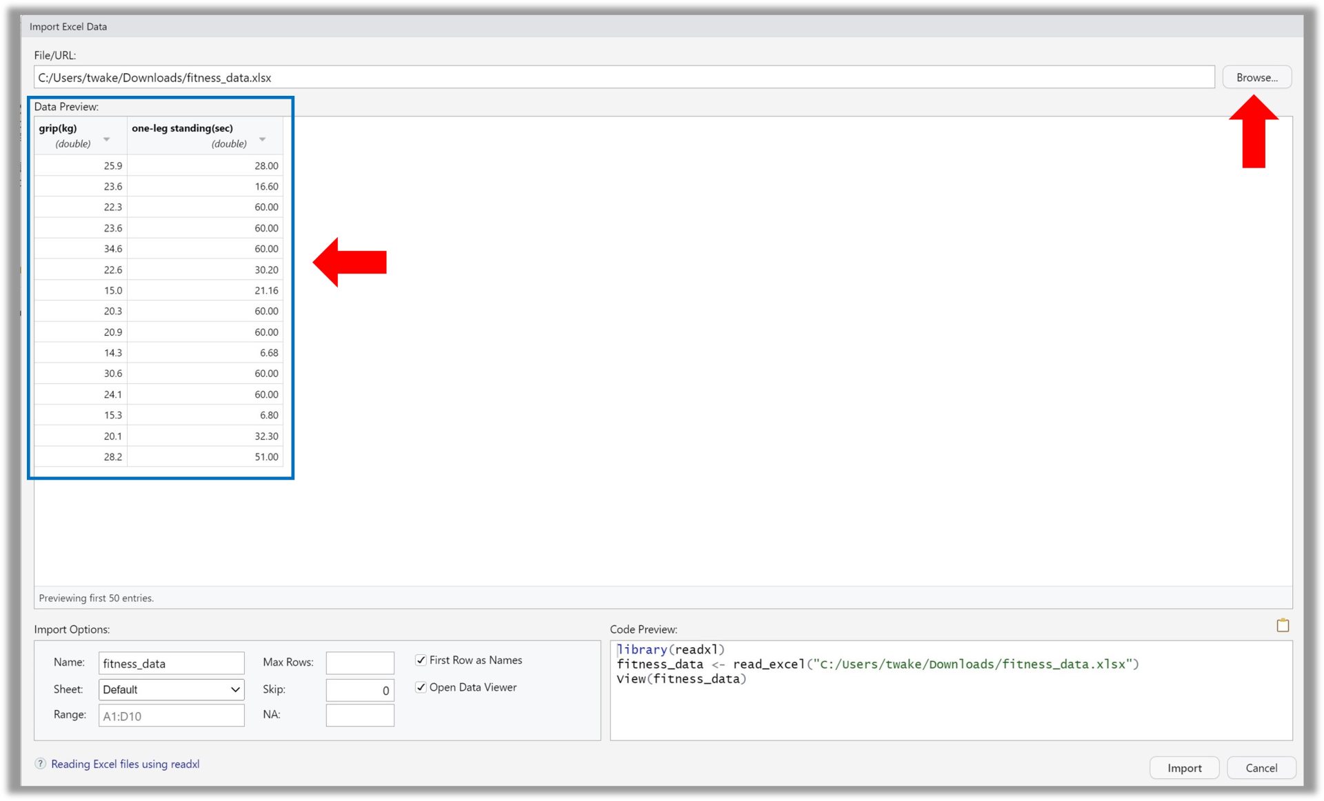 簡単エクセルデータ(xls/xlsx/csv)をR・Rstudioにインポートする3つの方法【初心者～中級者対応】 | EB Rehabilitation